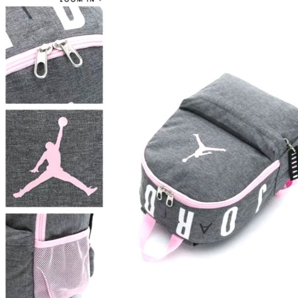 Jordan | Bags | Jordan Air Jordan Mini Backpack Greypink | Poshmark